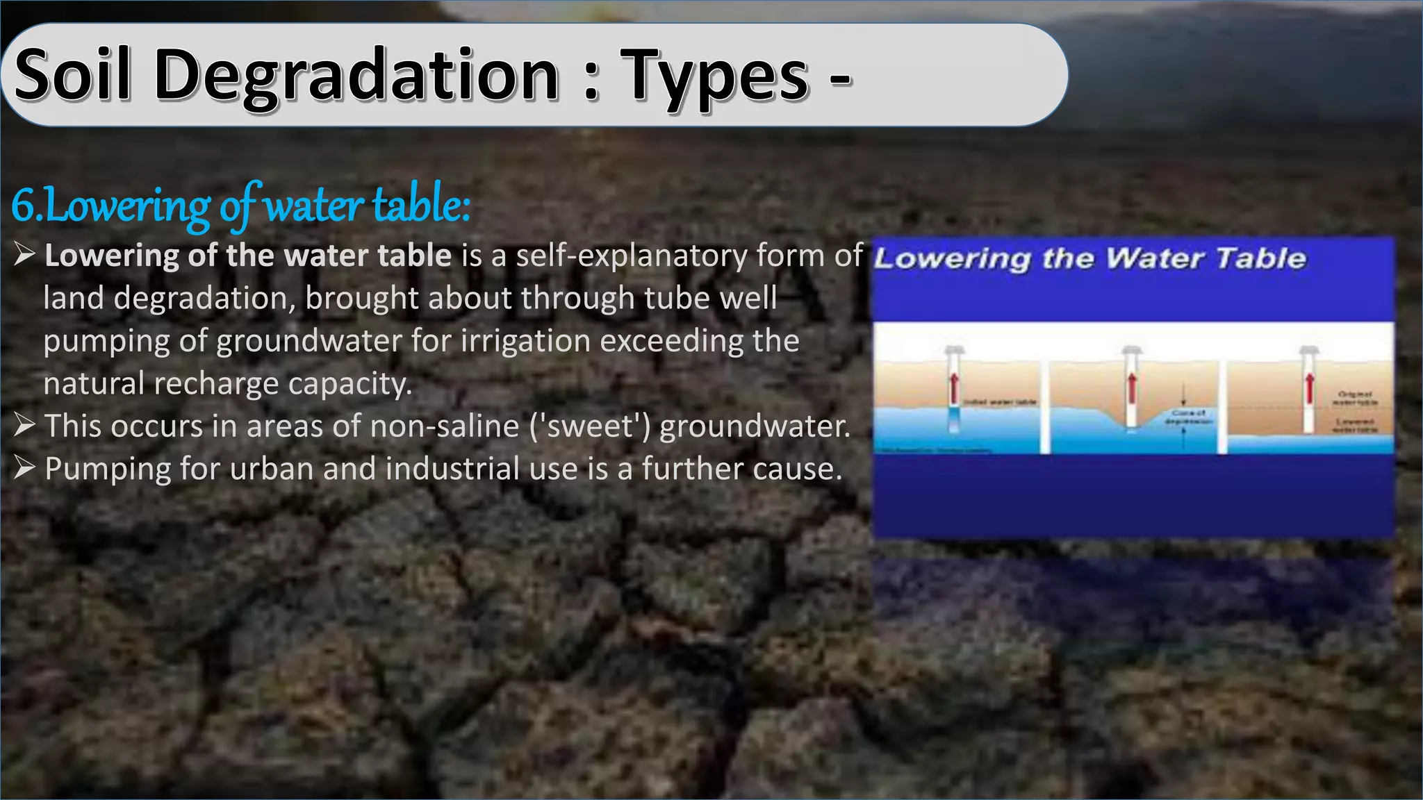 Soil degradation | PPTX