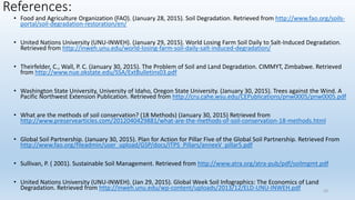 Soil degradation and regeneration | PPTX