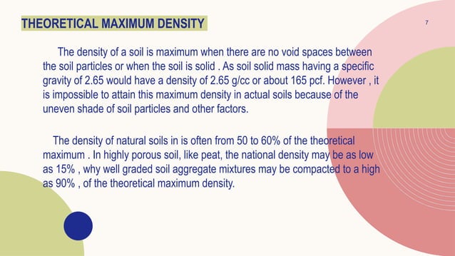 SOIL DENSITY of SOIL GEOTECHNICAL ENGINEERING | PPTX