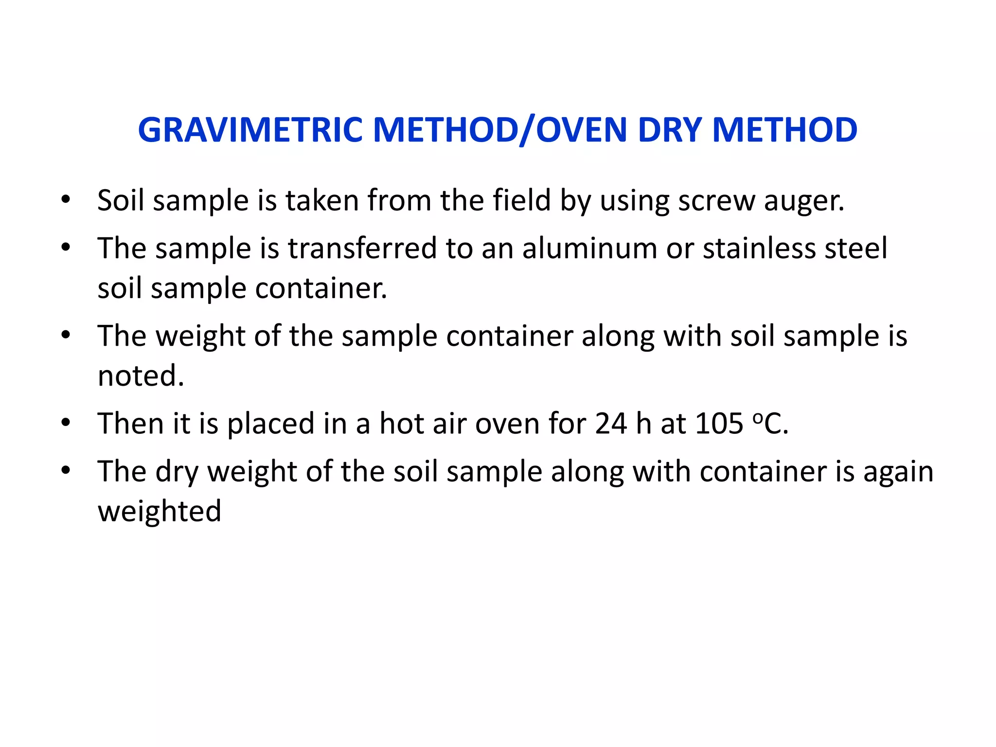 Soil determination methods | PPTX