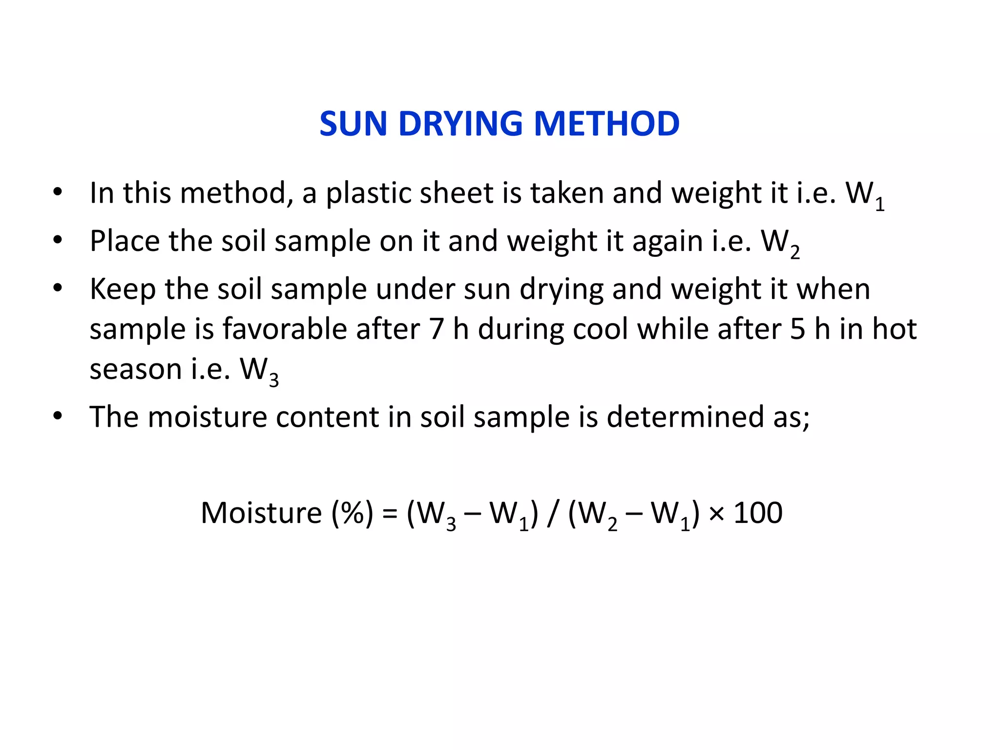 Soil determination methods | PPTX