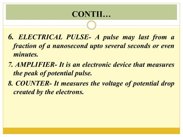 SOILD SCINTILLATION COUNTER PPT.pptx | Chemistry | Science