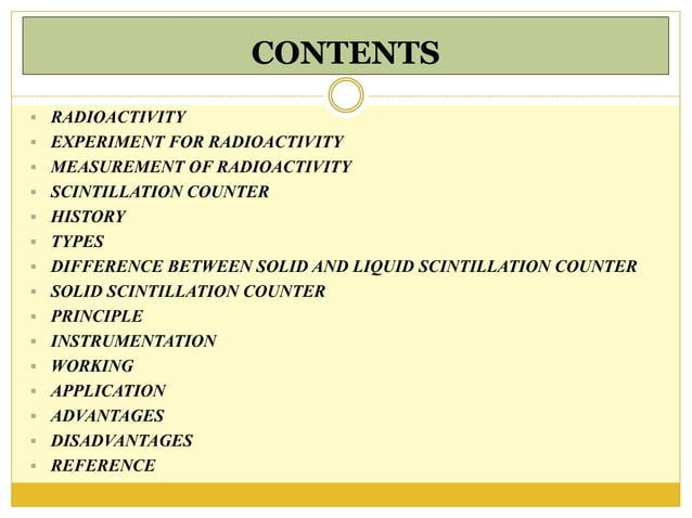SOILD SCINTILLATION COUNTER PPT.pptx | Chemistry | Science