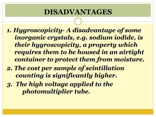 SOILD SCINTILLATION COUNTER PPT.pptx | Chemistry | Science