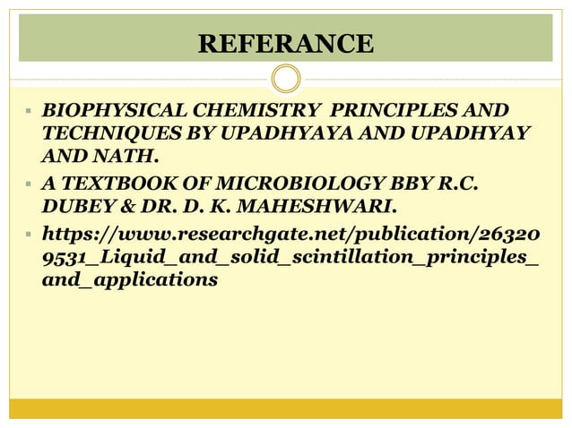 SOILD SCINTILLATION COUNTER PPT.pptx | Chemistry | Science