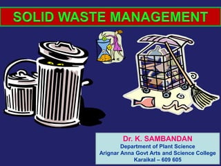 Soild waste management | PPT