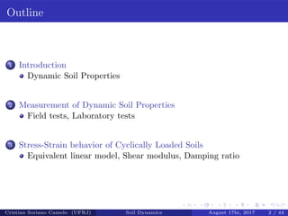 Dynamic Soil Properties | PDF