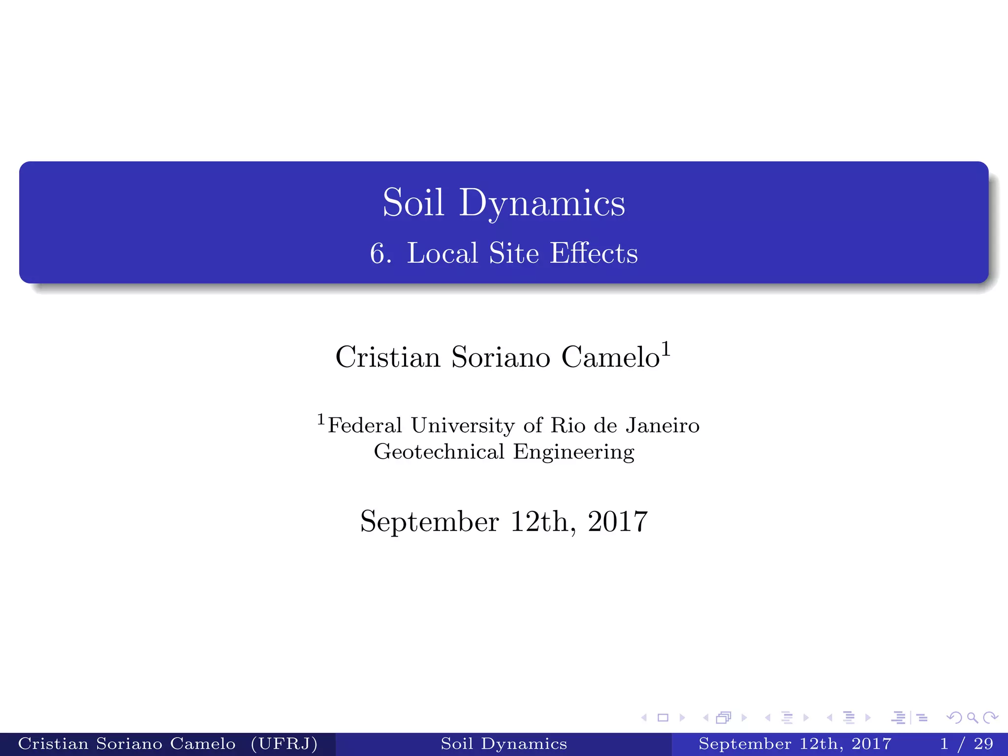 Soil Dynamics - Local Site Effects - Ground response - Geotechnical Earthquake Engineering | PDF