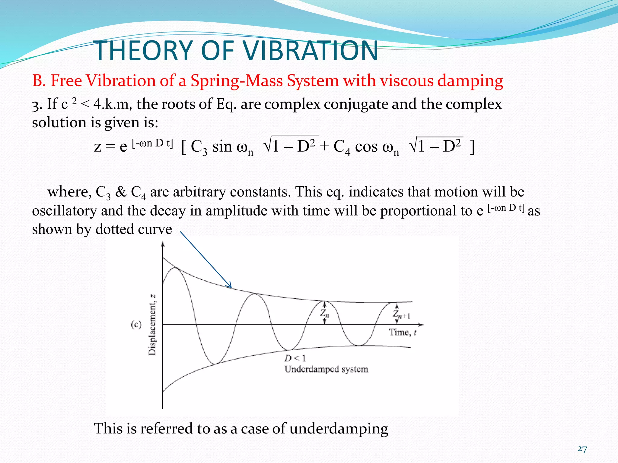 SOIL DYNAMICS - THEORY OF VIBRATIONS | PPSX