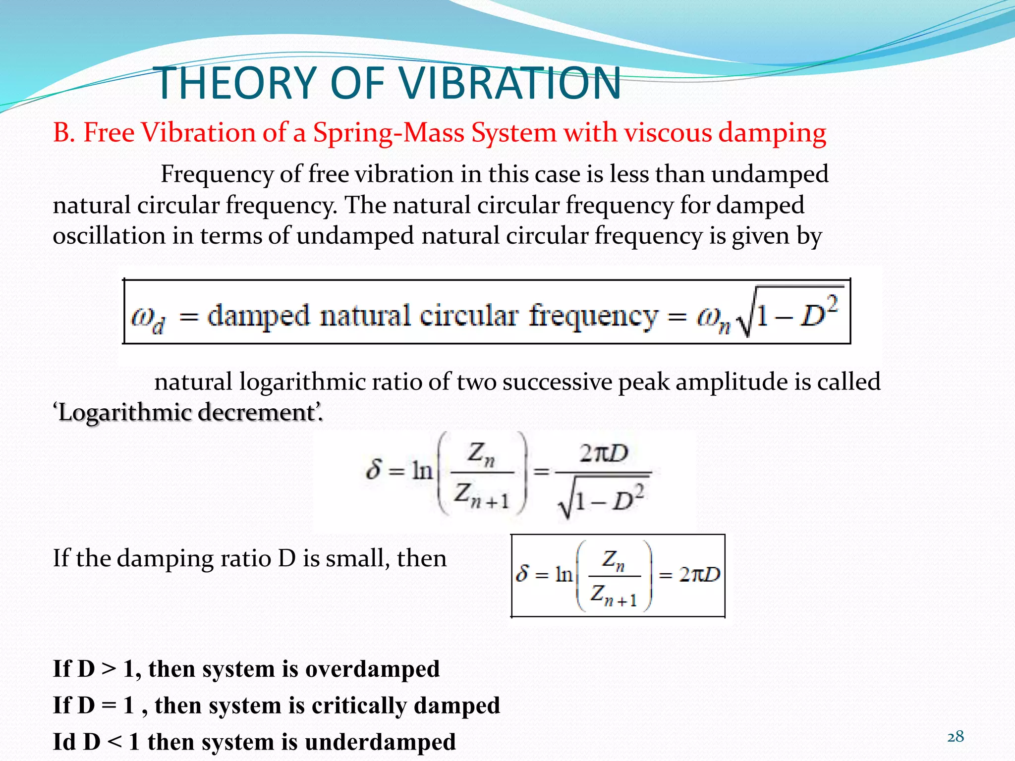 SOIL DYNAMICS - THEORY OF VIBRATIONS | PPSX