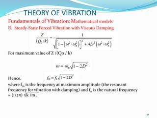 SOIL DYNAMICS - THEORY OF VIBRATIONS | PPSX