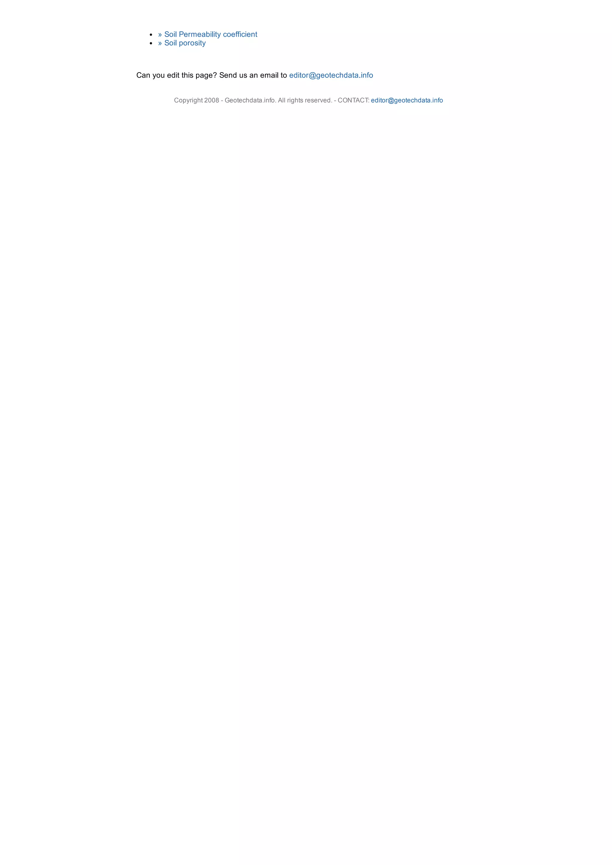 Soil elastic young's modulus geotechdata | PDF