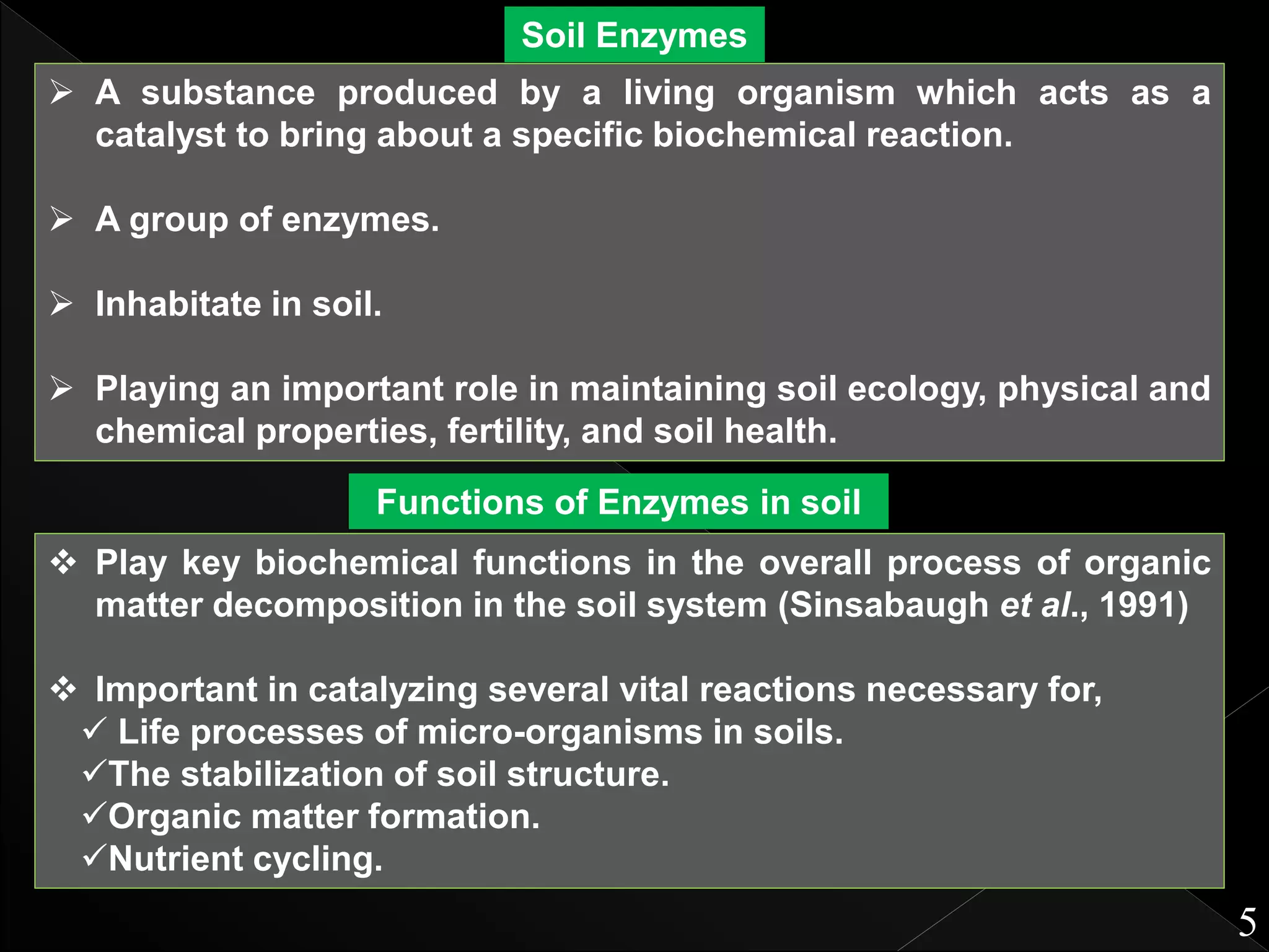 Soil enzyme | PPTX