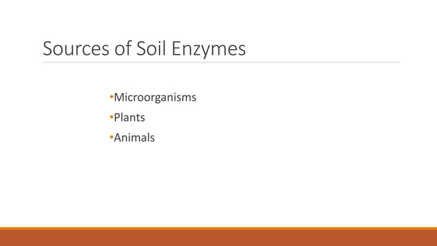 SOIL ENZYMES.pptx | Gardening | Home & Garden