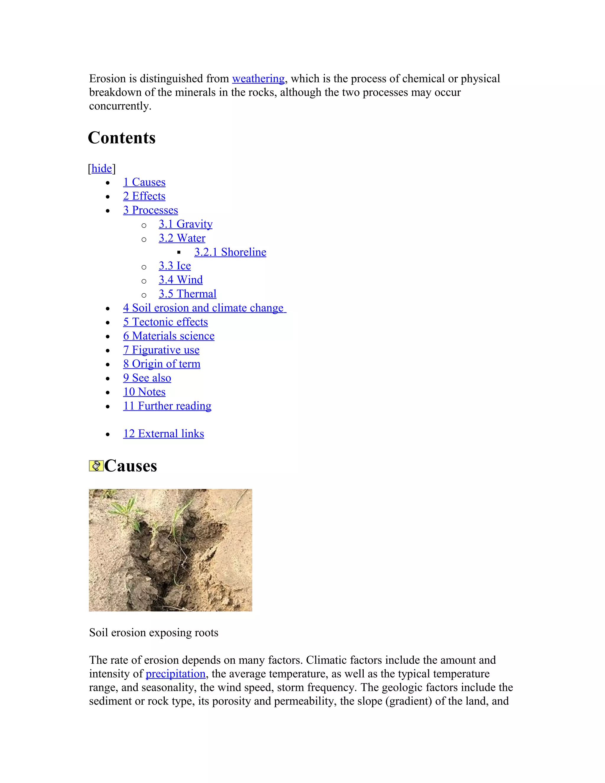 Soil Erosion | DOC