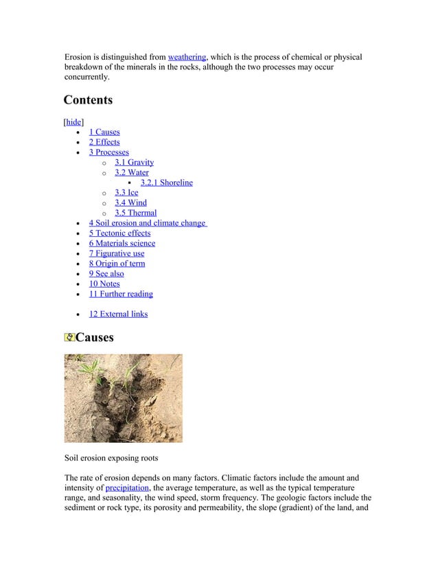 Soil Erosion | PDF