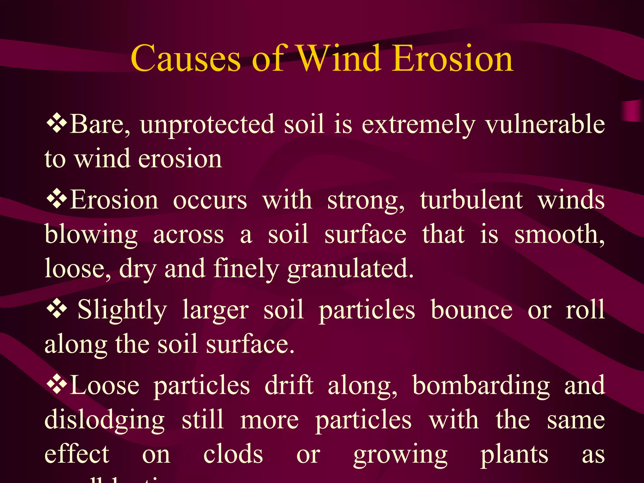 Soil erosion: Wind And Water | PPTX