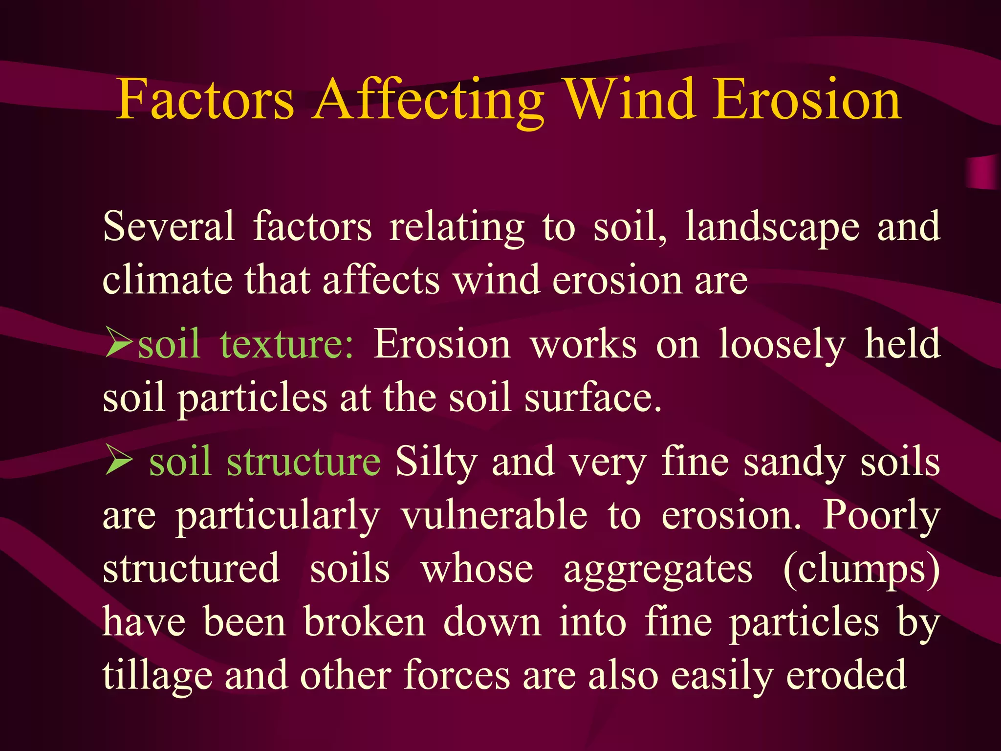 Soil erosion: Wind And Water | PPTX