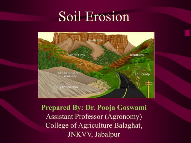 Soil erosion: Wind And Water | PPTX