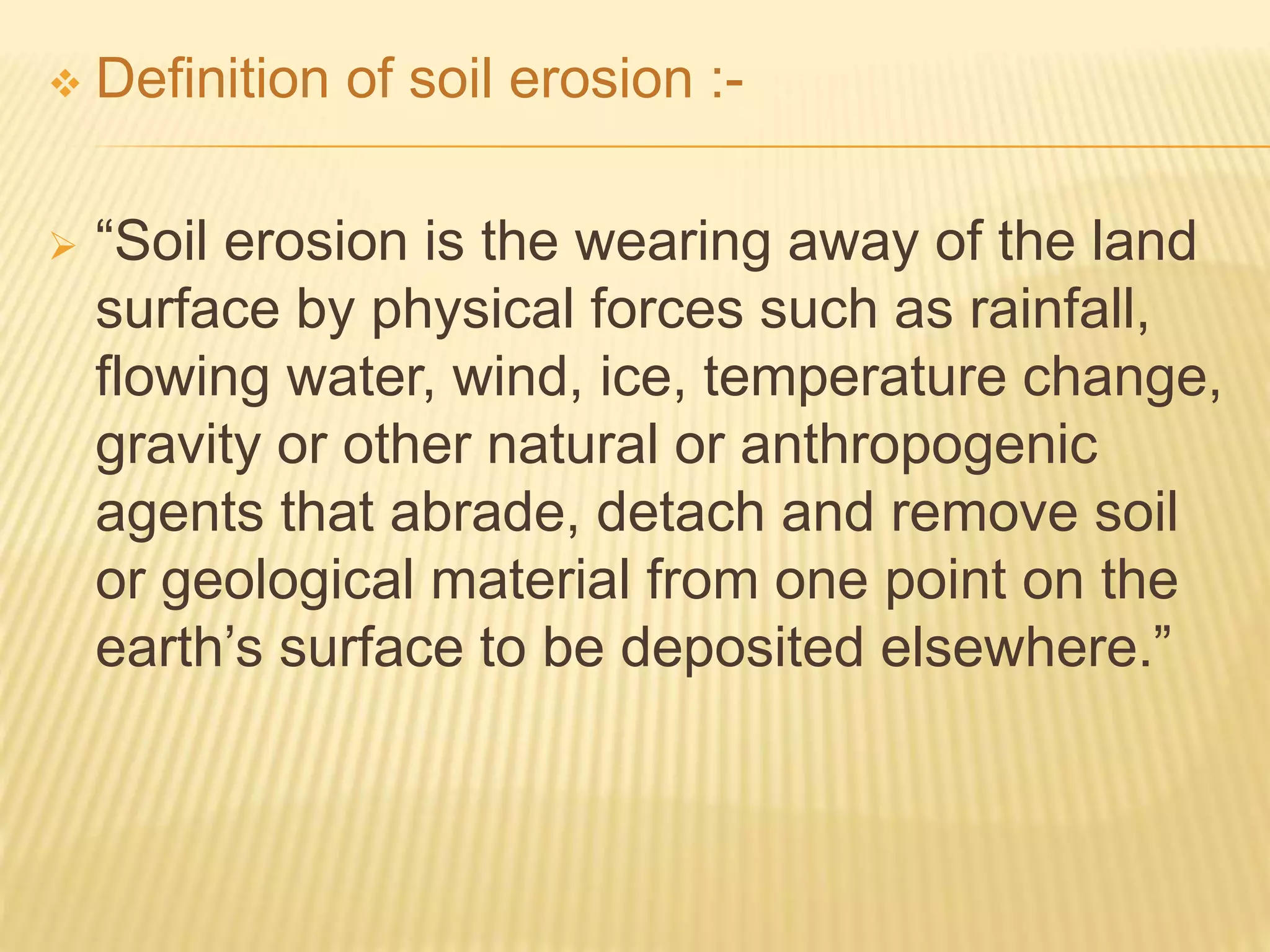 Soil erosion (IGKV RAIPUR, C.G) | PPTX