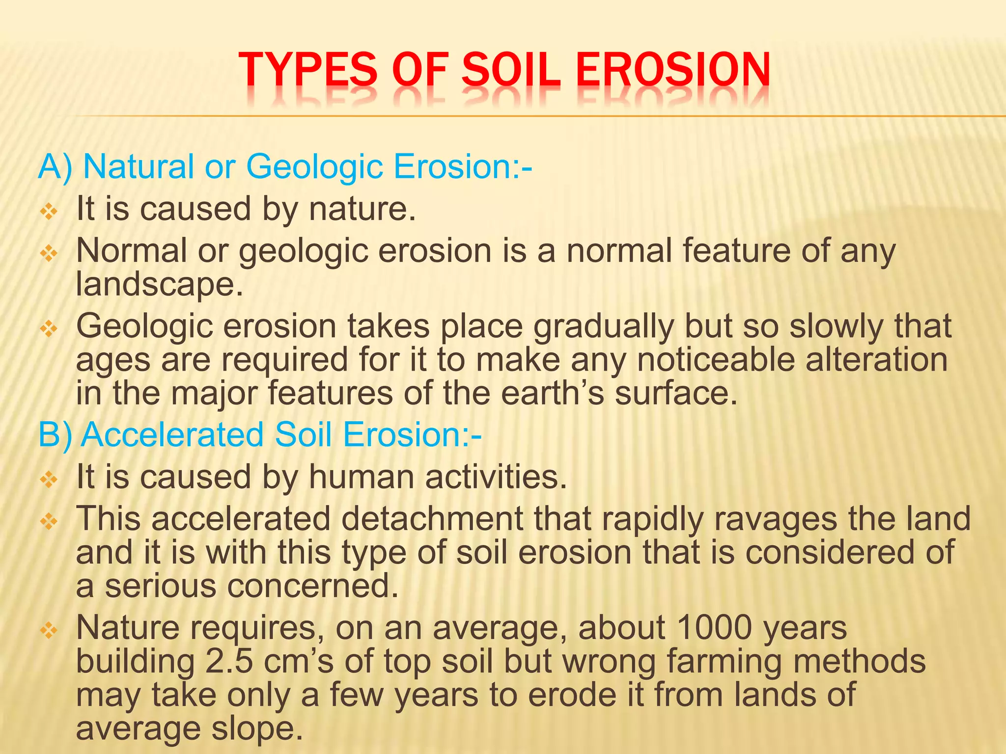 Soil erosion (IGKV RAIPUR, C.G) | PPTX
