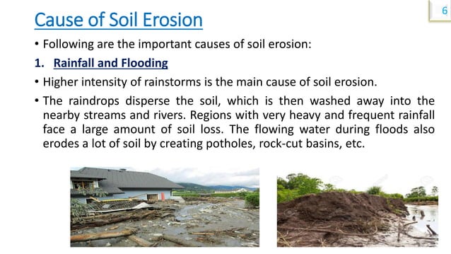Soil Erosion Defination causes effects .pptx | Agriculture | Industries