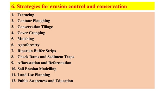 Soil erosion-History, distribution, identification, forms, impact of ...