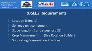 Haiti Soil Survey and Natural Resources Conservation Initiative 1 | PPTX