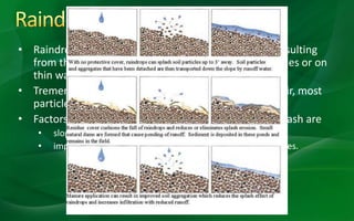 Soil erosion by water | PPTX