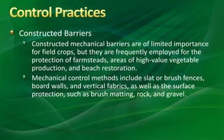 Soil erosion by wind | PPTX
