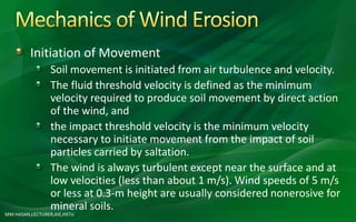 Soil erosion by wind | PPTX