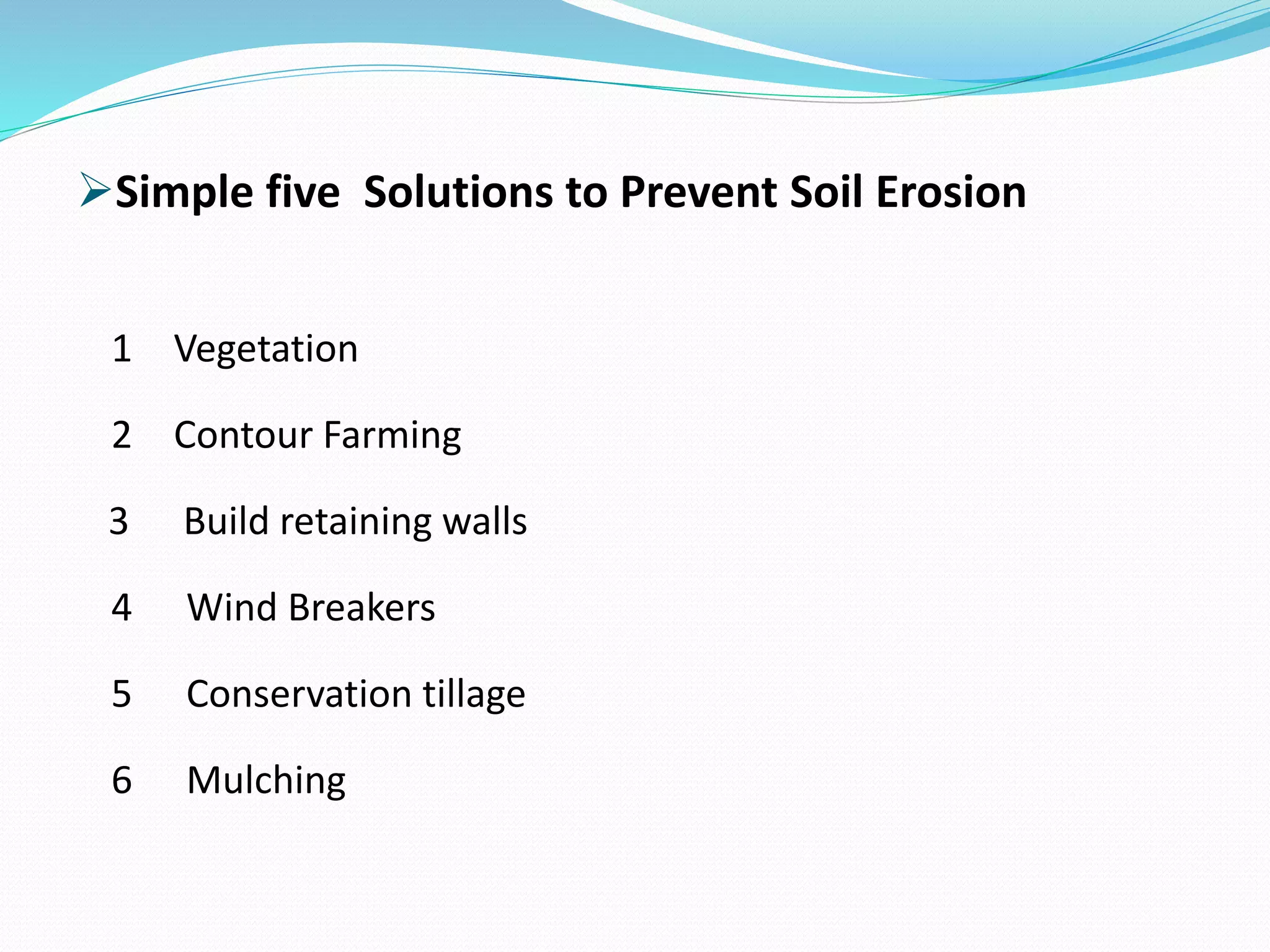 Soil erosion control measures | PPTX