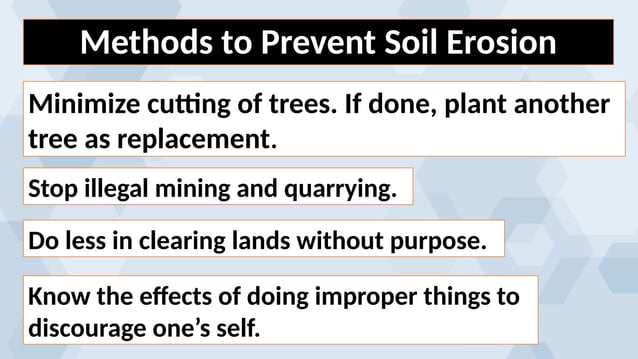Soil Erosion, Agents_Favorite report.pptx | Geology | Science