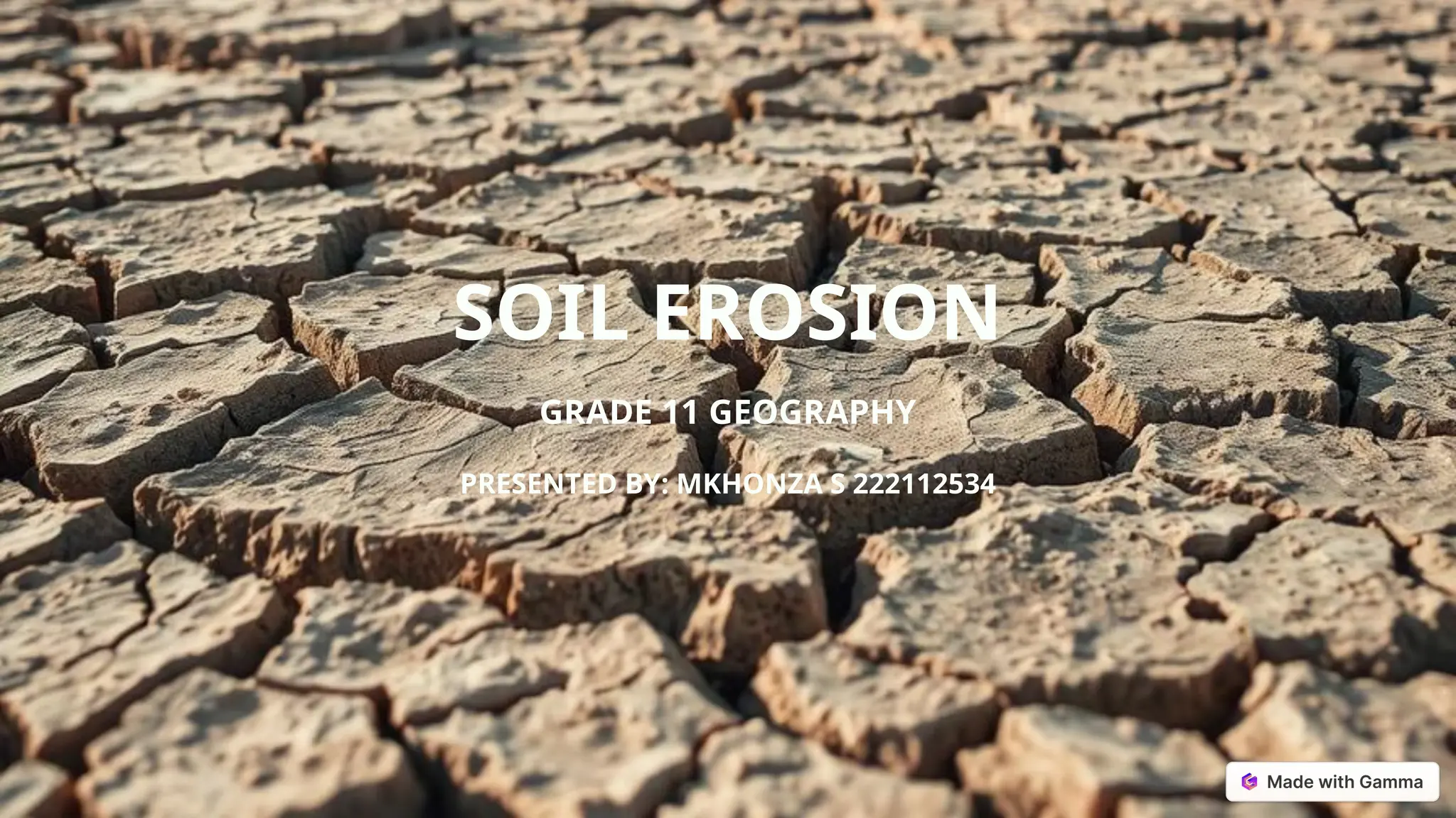 Geography grade 11 soil erosion presentation | PPTX
