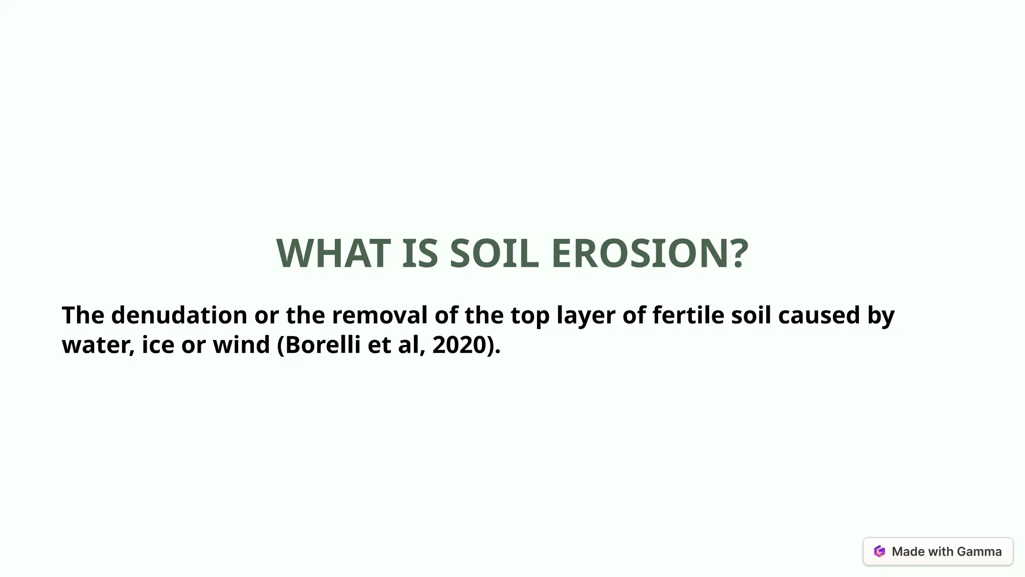 Geography grade 11 soil erosion presentation | PPTX