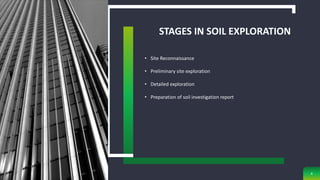 Soil exploration | PPTX