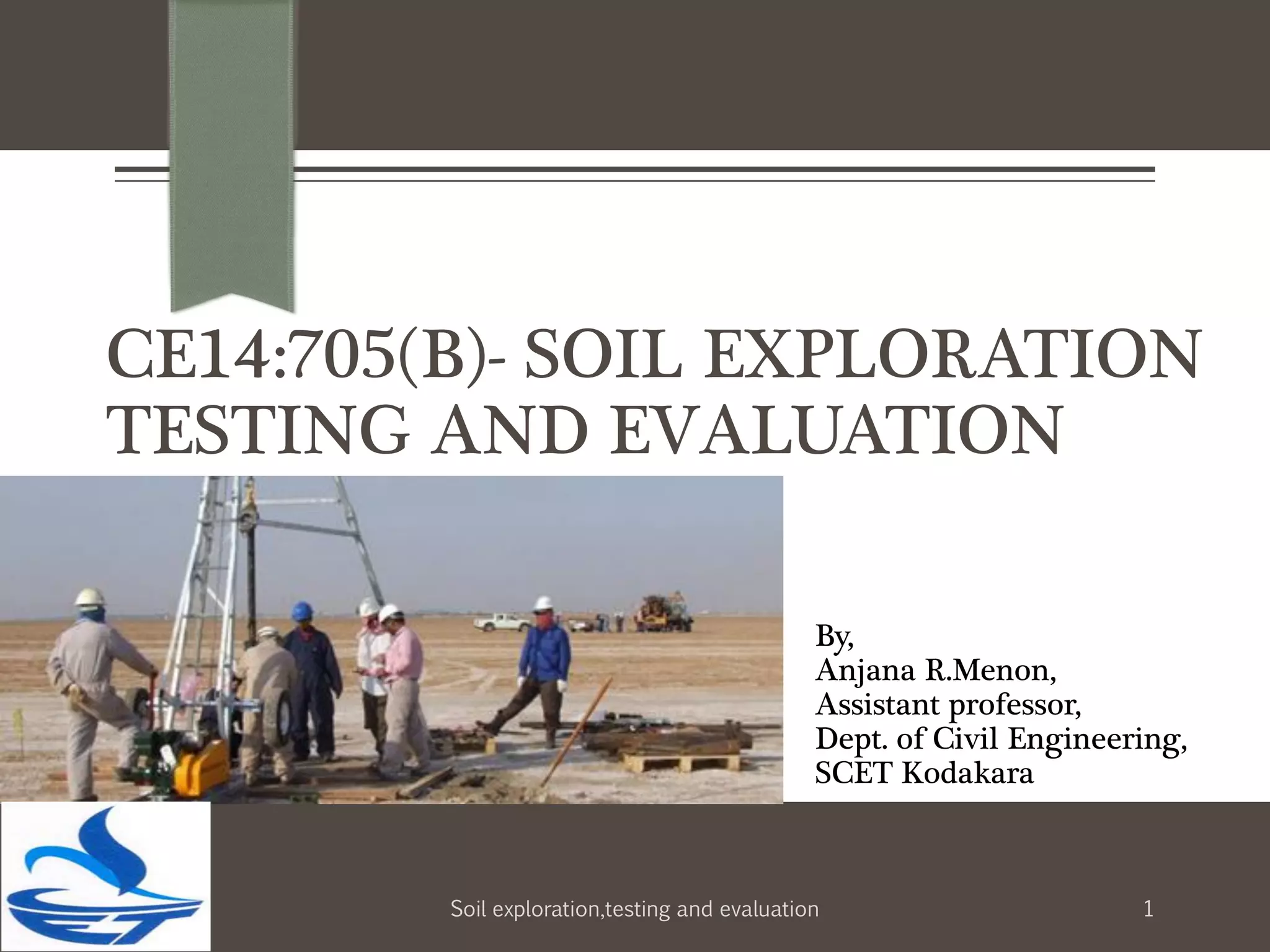 Soil exploration methods and soil investigation report | PDF