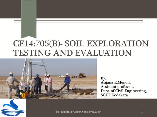 Soil exploration methods and soil investigation report | PDF | Geology ...