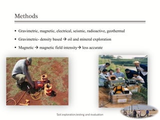 Soil exploration methods and soil investigation report | PDF