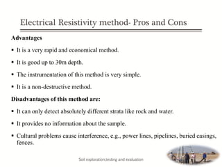 Soil exploration methods and soil investigation report | PDF