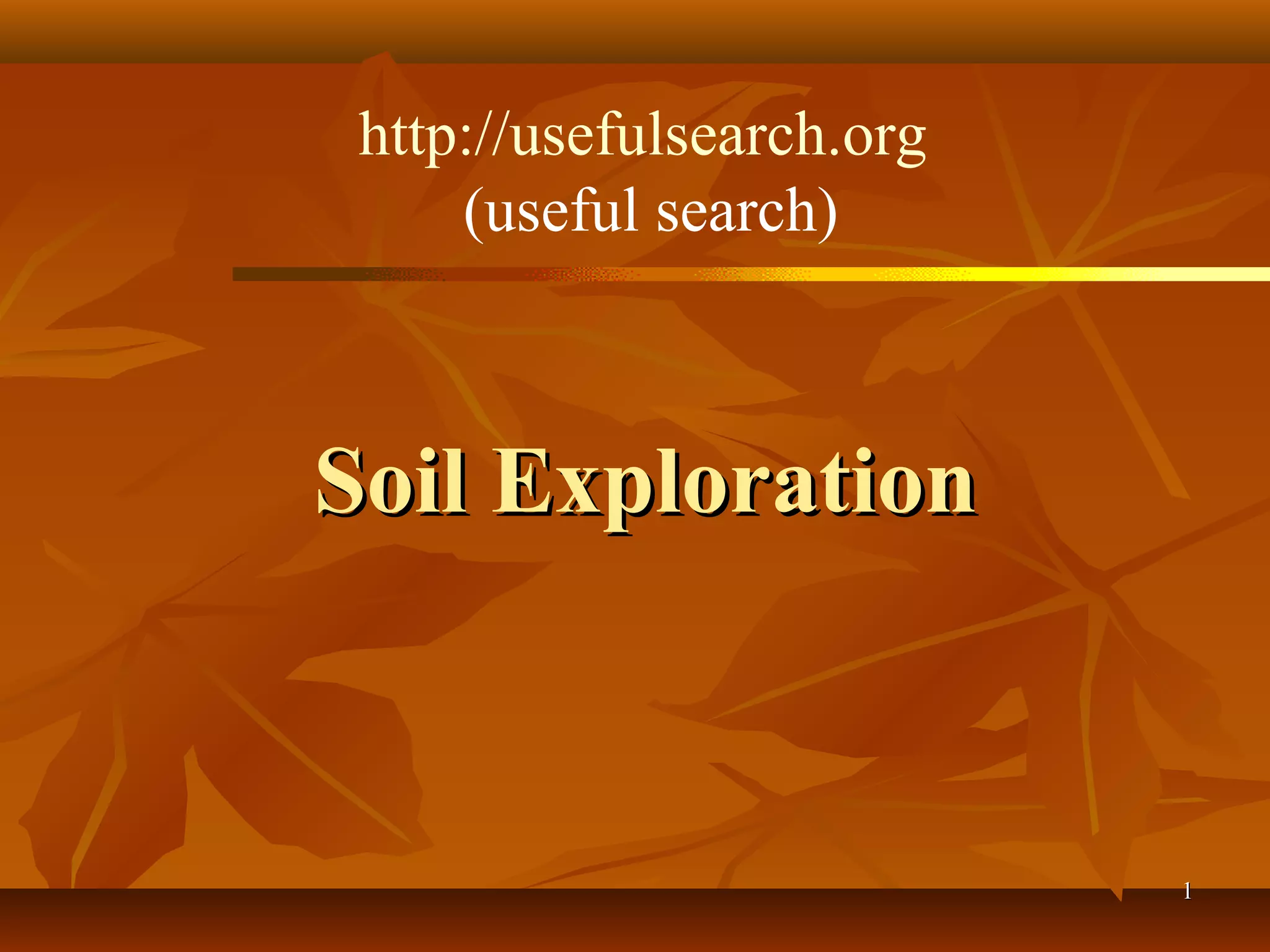 Soil exploration/Investigation method, purpose depth of exploration ...
