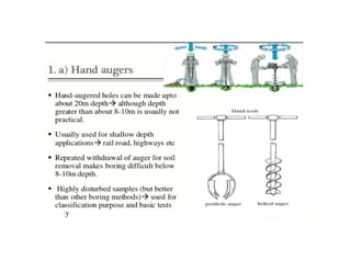 Soil Exploration_Boring & Sampling -Unit-1.pdf
