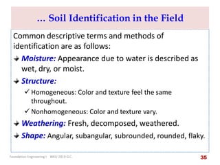 Soil exploration lecture. | PDF