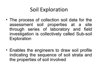 Soil exploration part i | PPT