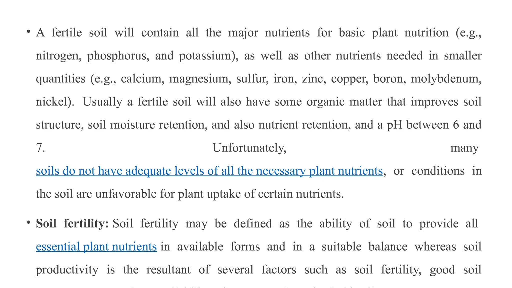 Soil fertility and Productivity soil science | PPTX