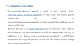 Soil fertility and Productivity soil science | PPTX