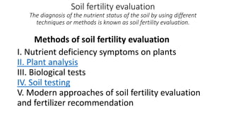 Soil Fertility Evaluation.pptx