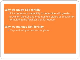 Soil fertility management liminmg | PPT