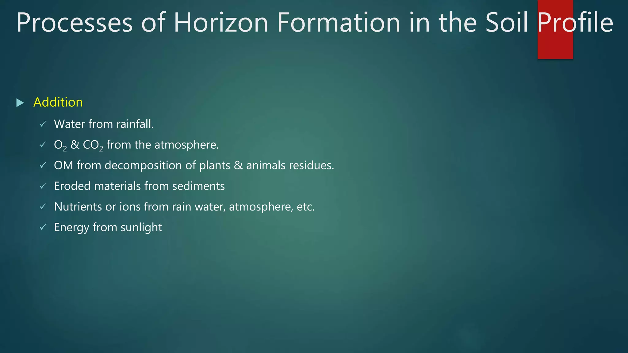 The Process of Soil Formation | PPTX
