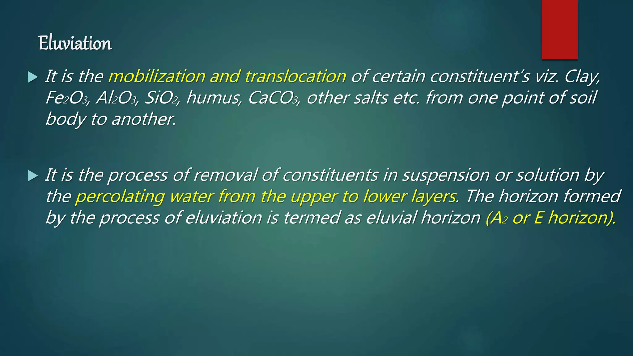The Process of Soil Formation | PPTX